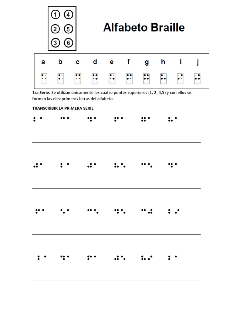 1ra Serie Braille | PDF