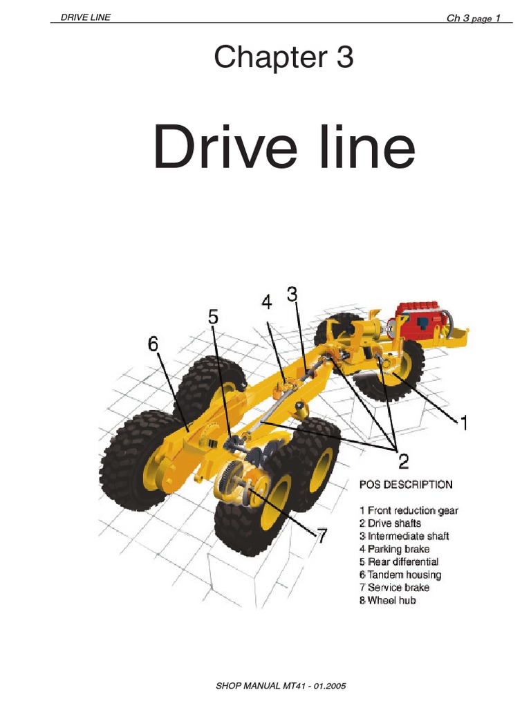 MOXY Drive Line | PDF | Axle | Bearing (Mechanical)
