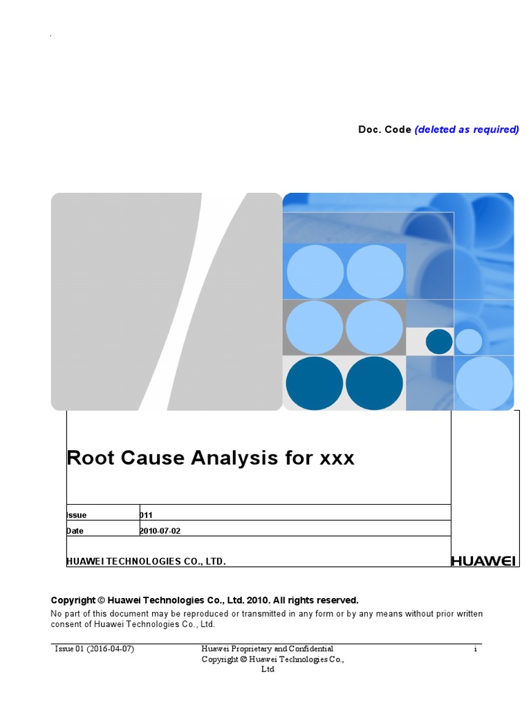 LTE KPIs Root Cause Analysis For KPI Issue | PDF | Trademark | Computer Science