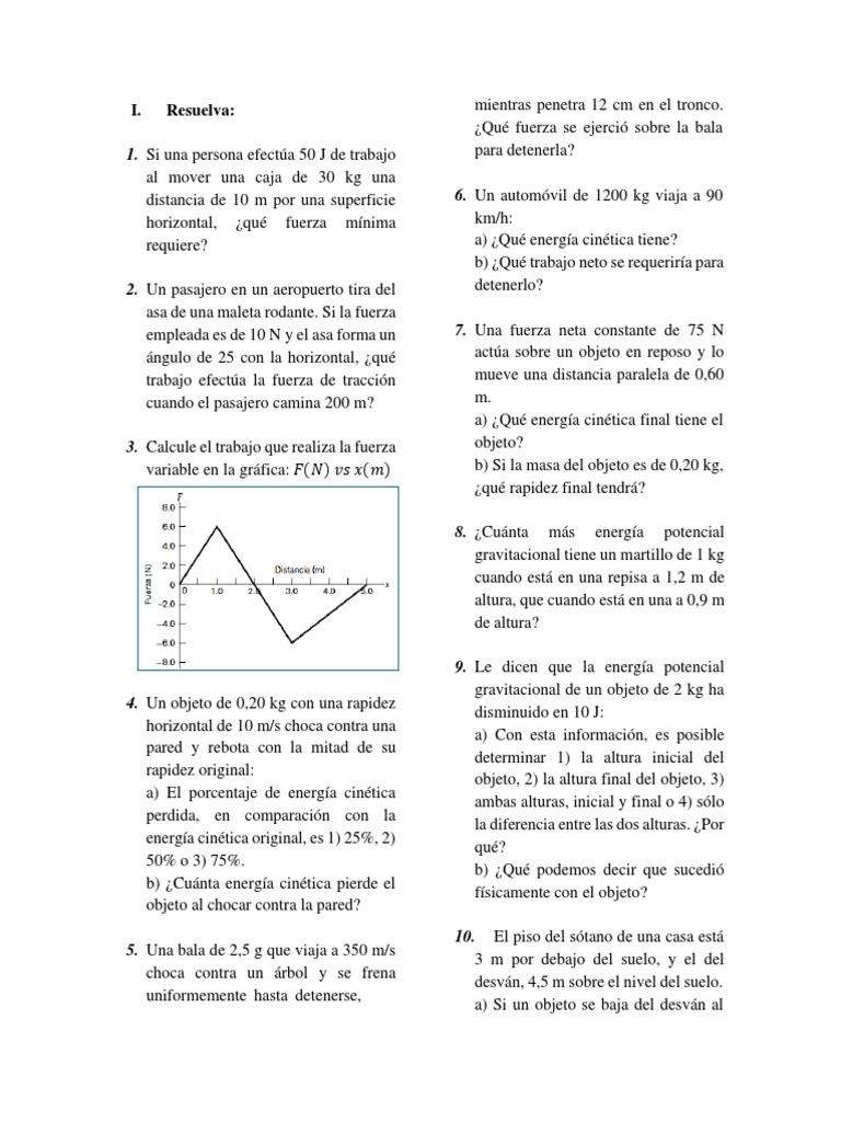Energía y Preguntas Física 2022 | PDF | Termómetro | Temperatura