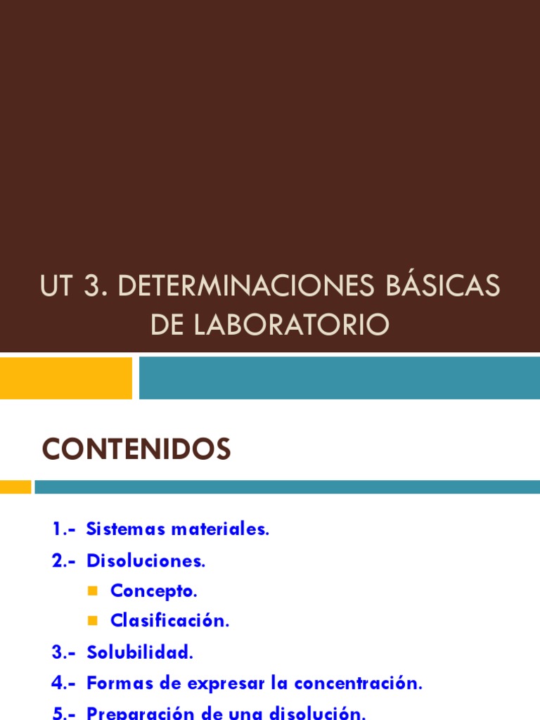 Disoluciones | PDF | Concentración | Mezcla