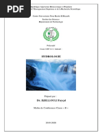 Cours 1-Hydrologie-Generale UPBAS 2025 | PDF | Hydrologie | Eau
