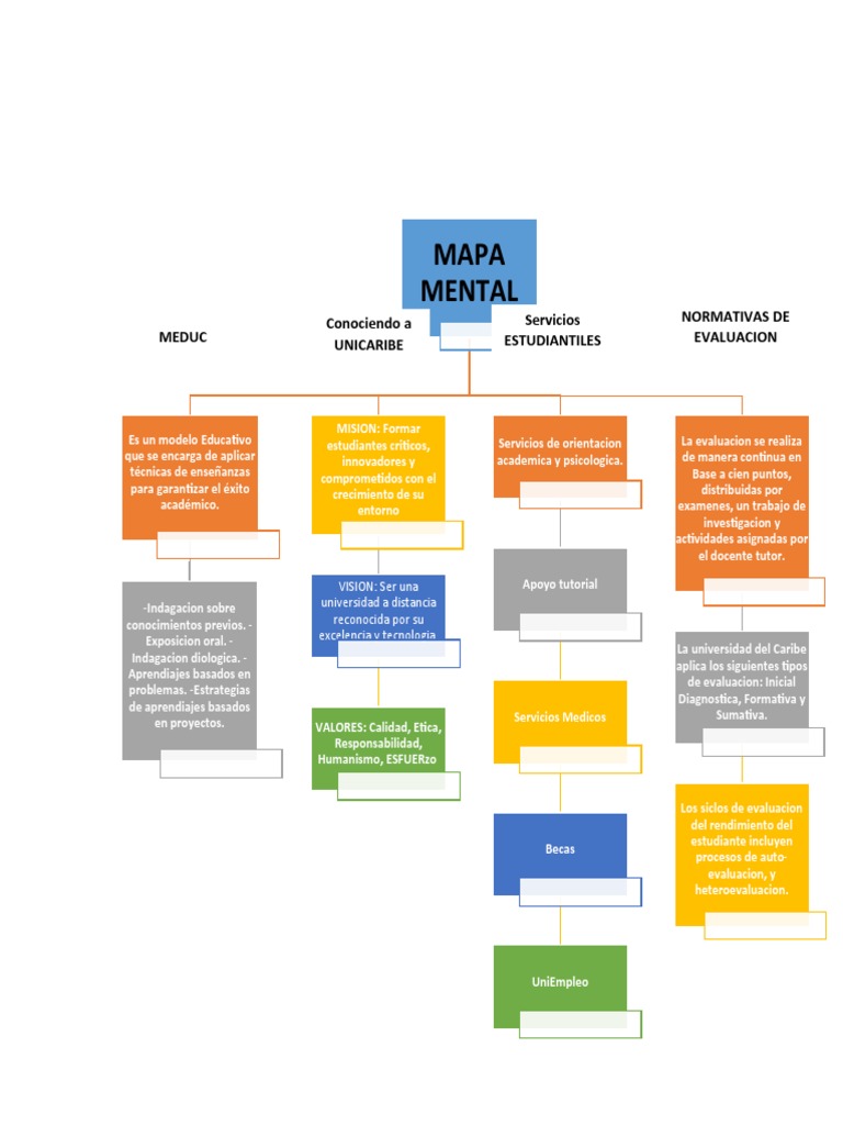 Mapa Mental 2 | PDF | Evaluación | Cognición
