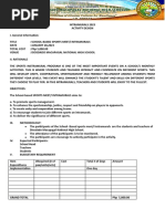 Intramurals Program Sample | PDF | Cultural Conventions