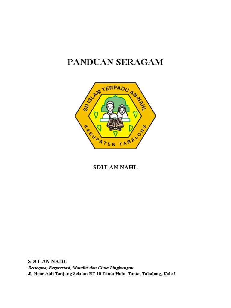 Panduan Seragam SDIT An Nahl | PDF
