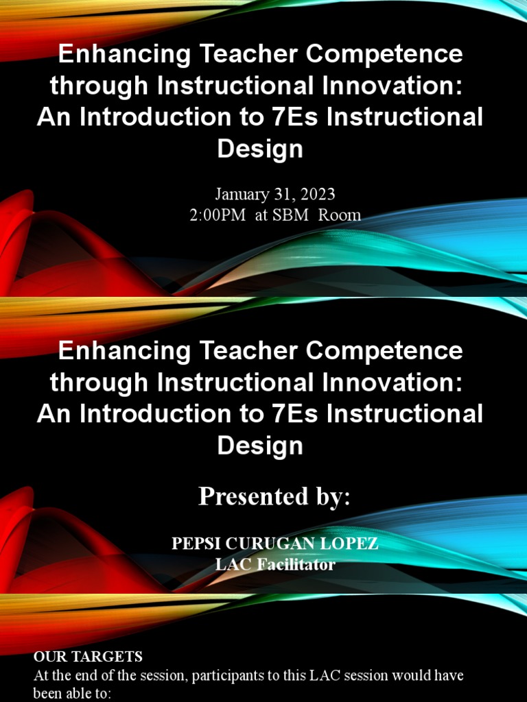 7es Model of Instruction - Pie | PDF | Educational Assessment ...