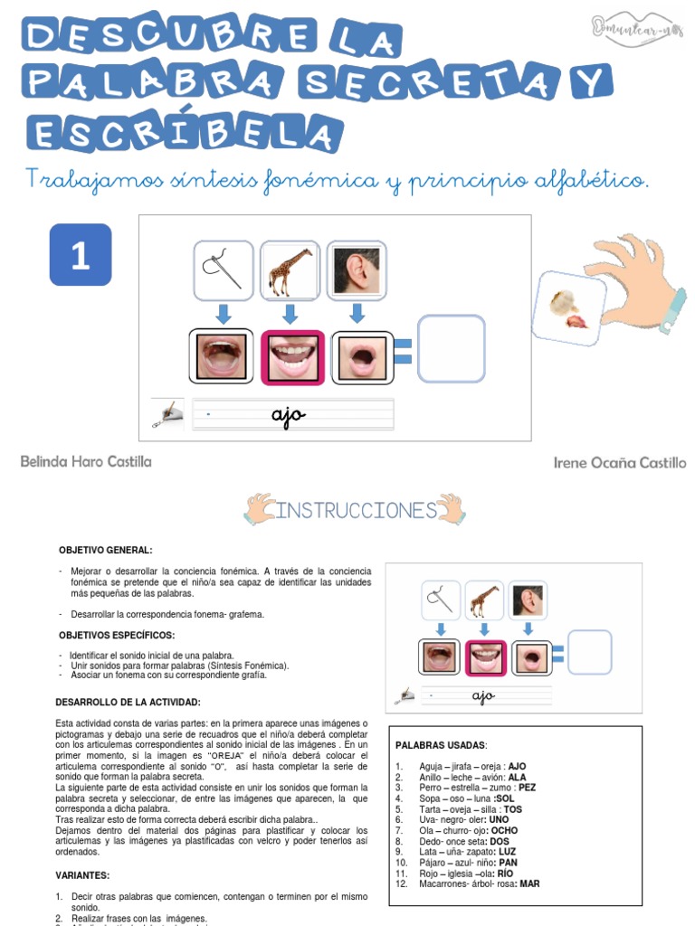 Descubre La Palabra Secreta Final 1 | PDF