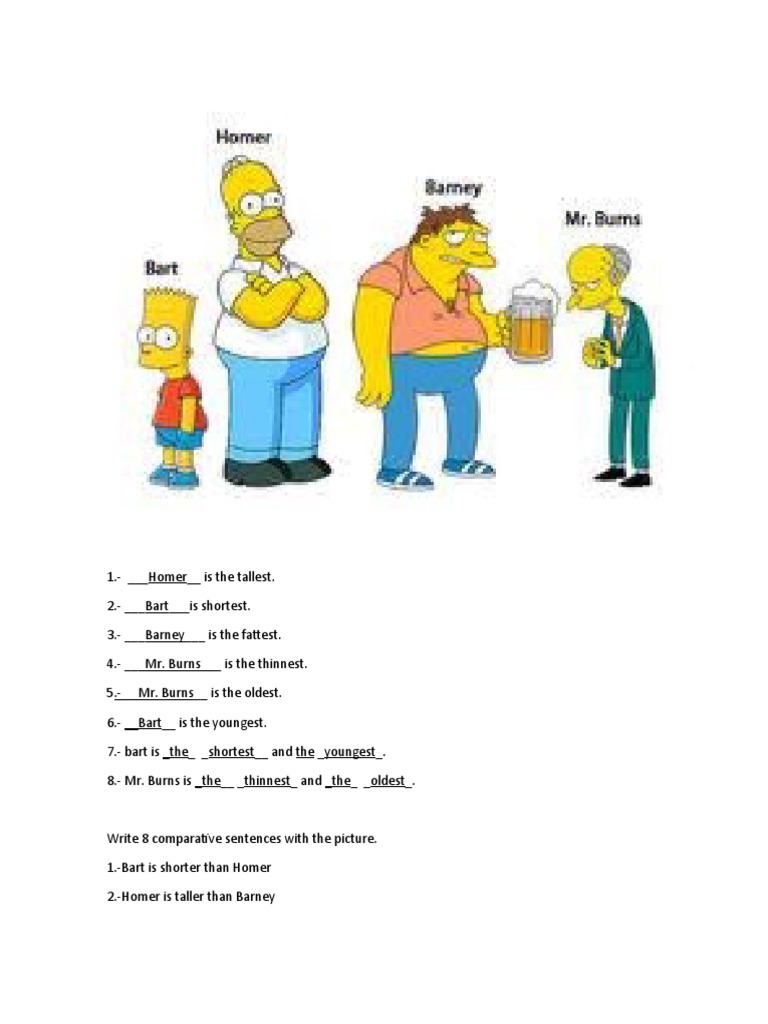 Comparando A Los Simpson Sam | PDF