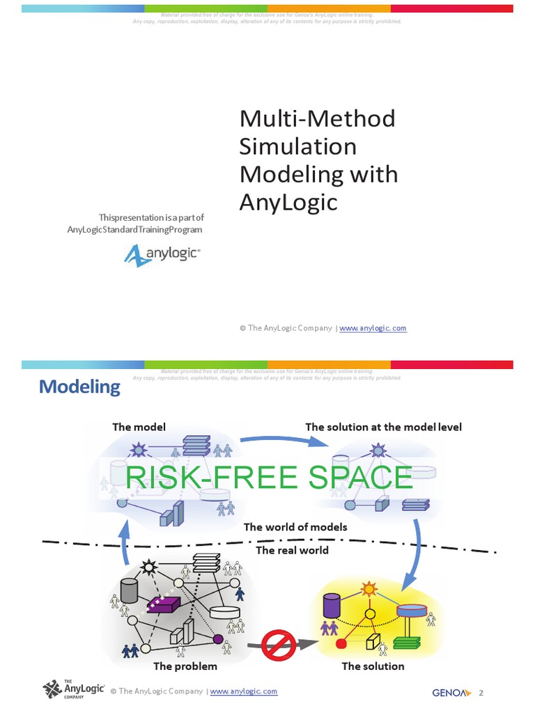 AnyLogic Training Materials | PDF | Discrete Time And Continuous Time | Simulation