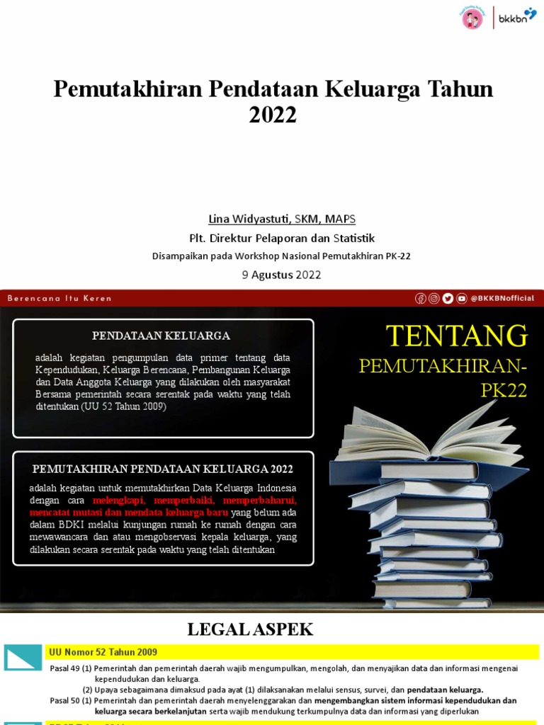 DITLAPTIK - Kebijakan Strategi PEmutakhiran PK-22 | PDF