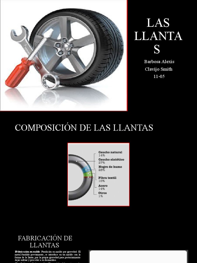 Las Llantas | PDF | Neumático | Tratamiento a base de calor