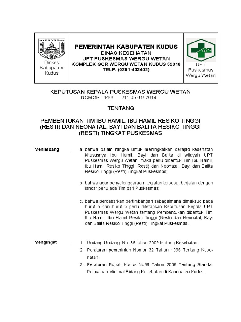 SK Bumil Resti | PDF