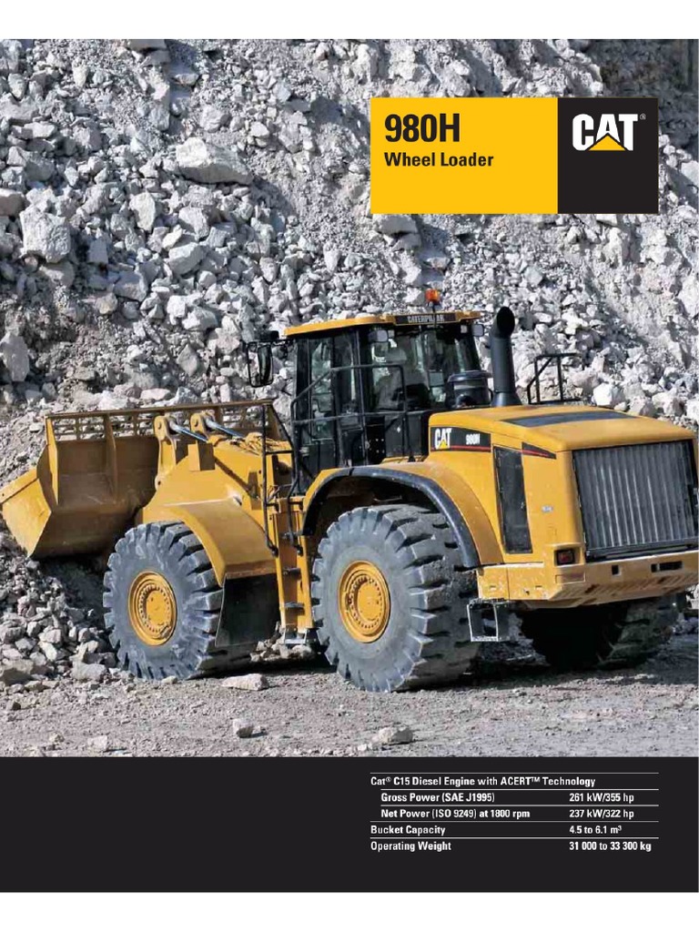 CAT 980H Wheel Loader | PDF