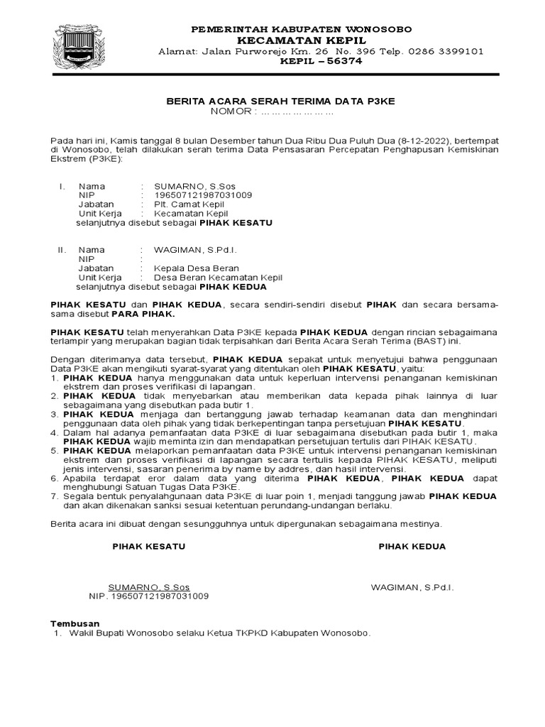 BAST Data P3KE | PDF