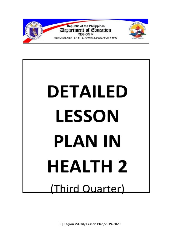 Health 2 3rd Quarter Final | PDF | Lesson Plan | Learning