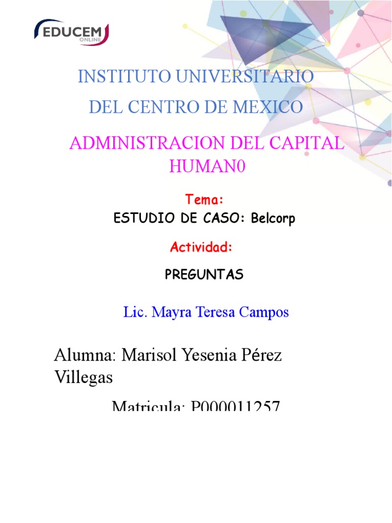 Caso de Belcorp | PDF | Iniciativa empresarial