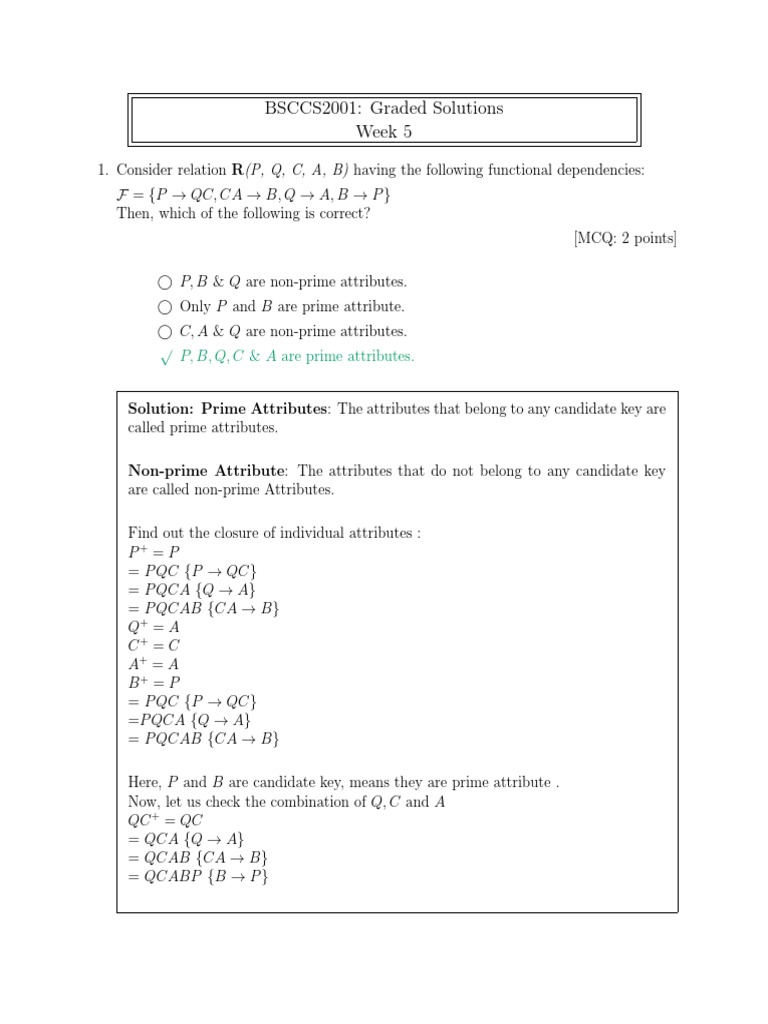 GQ Solutions | PDF | Mathematics | Software Design