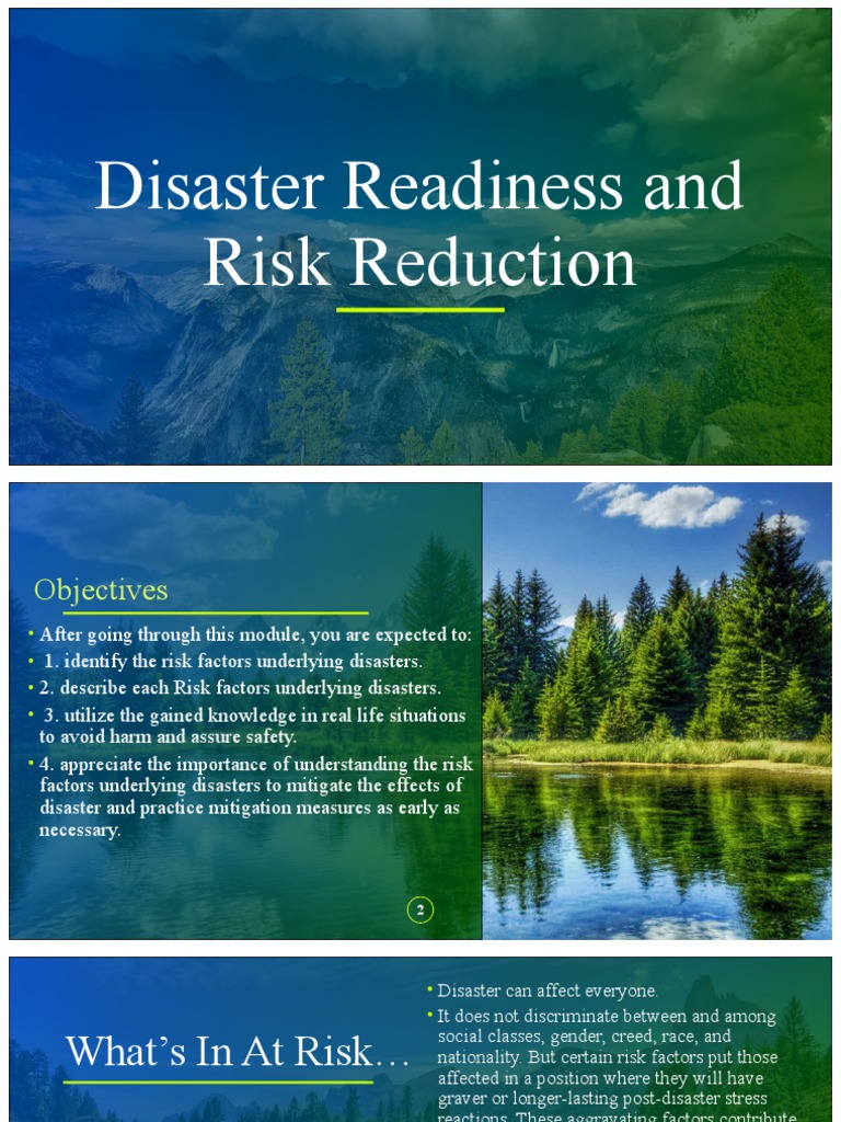 Disaster Risk Factors and Readiness Guide | PDF | Hazards | Natural Hazards