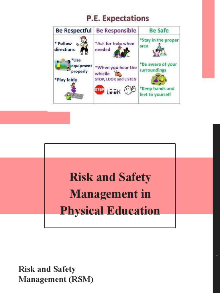 Risk Management in Physical Education | PDF | Risk | Safety