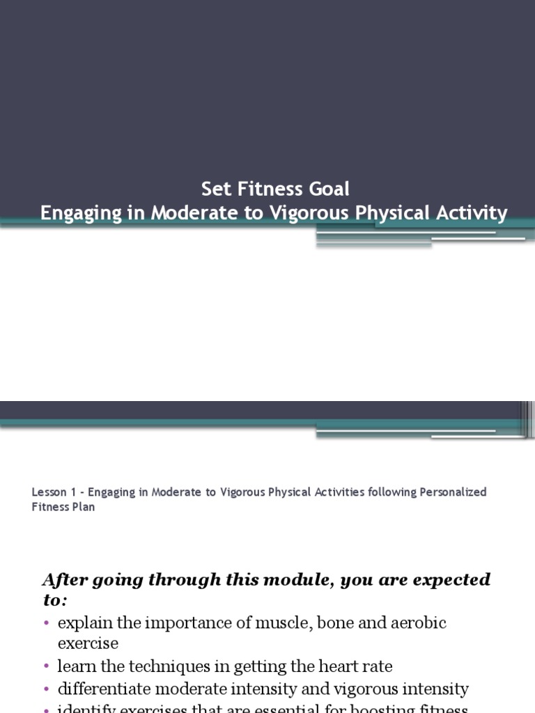 Personalized Fitness Plan Guide | PDF | Physical Fitness | Heart Rate