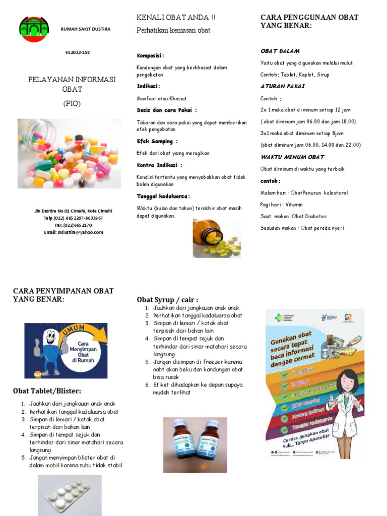 Ke2022158-Leaflet Pemberian Informasi Obat | PDF