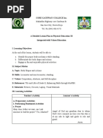 Detailed Lesson Plan in Physical Education Grade 2 Gerald | PDF ...