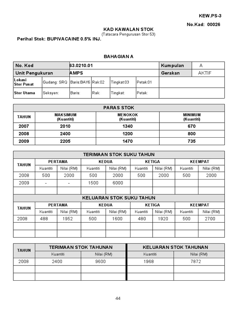 KEW - PS-3 Contoh | PDF