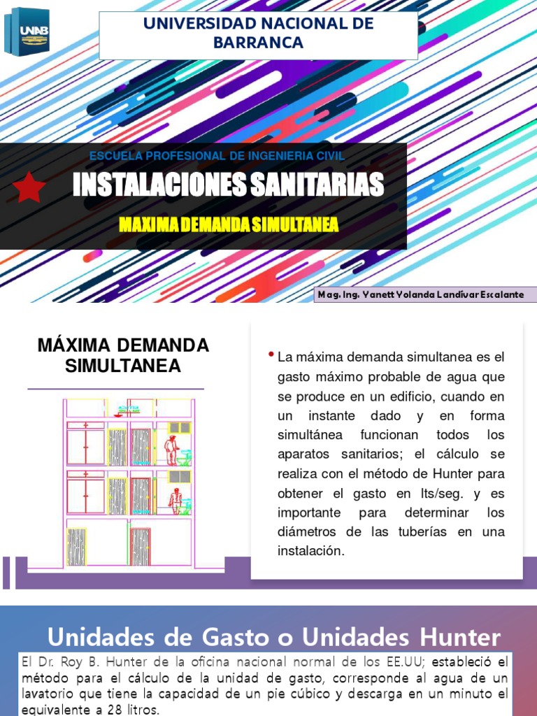 Maxima Demanda Simultanea | PDF | Ingeniero civil | Ingeniería Ambiental