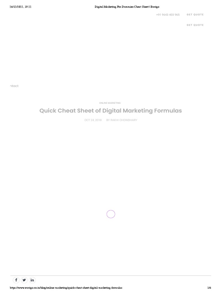 DM Formula | PDF | Search Engine Optimization | Business Economics