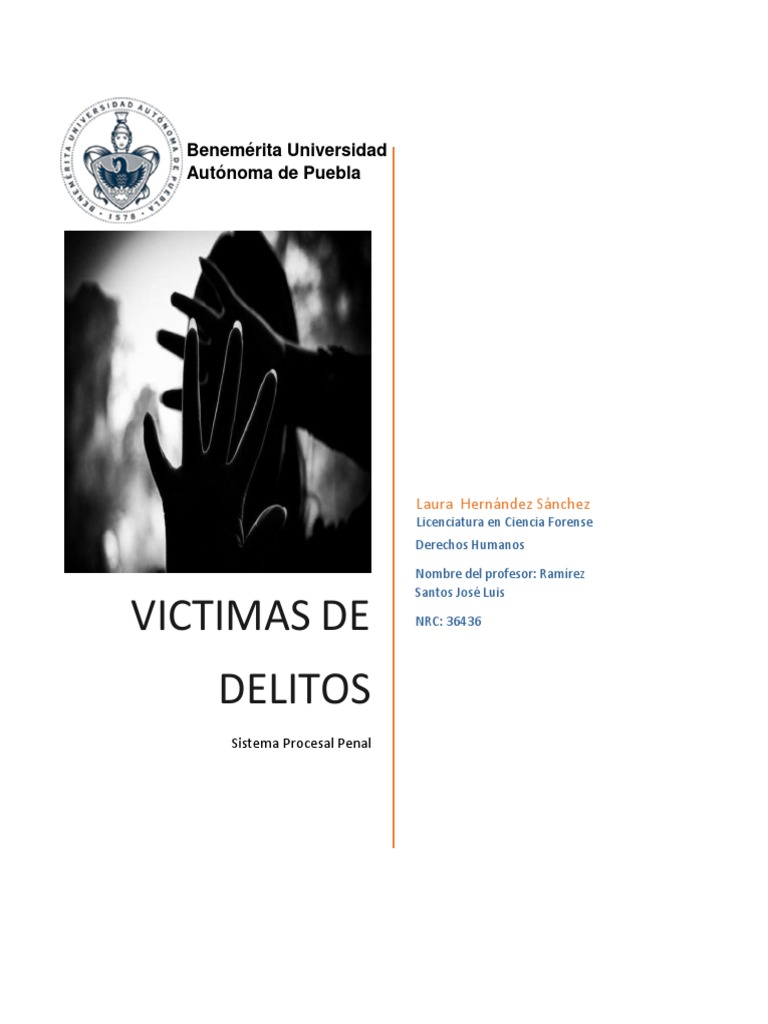 Derechos de las víctimas de delitos en el Sistema Procesal Penal ...