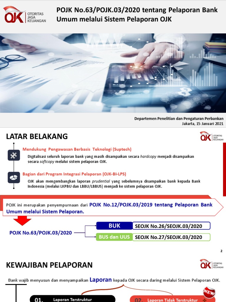Pelaporan Bank Umum Melalui OJK | PDF