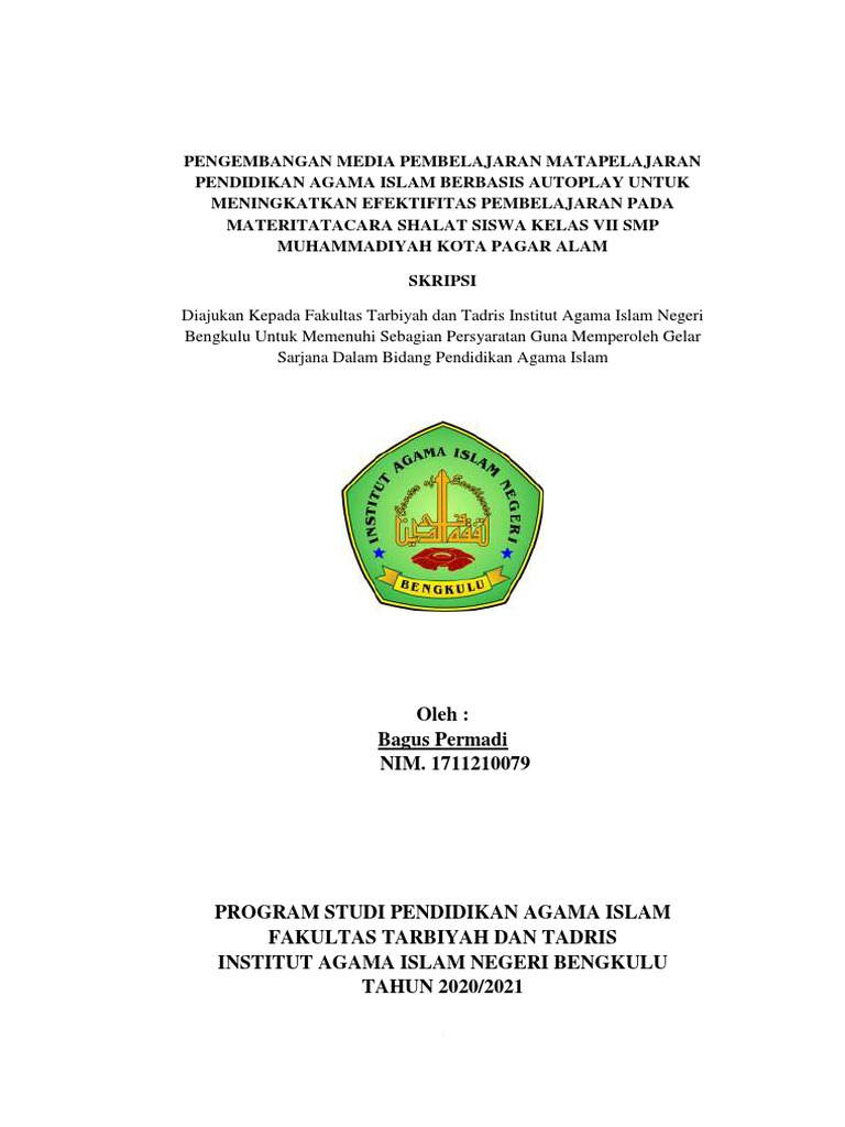 Skripsi Bagus Permadi | PDF