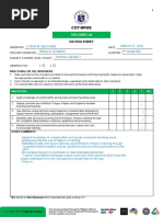 COT Observation-Notes-Sample 1 | PDF | Motivation | Motivational