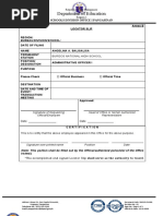 Locator Slip For Deped | PDF