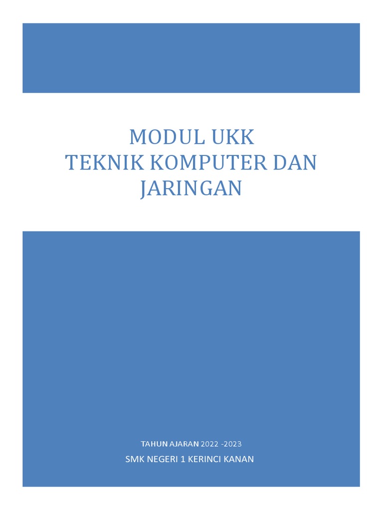 Modul Ukk TKJ | PDF