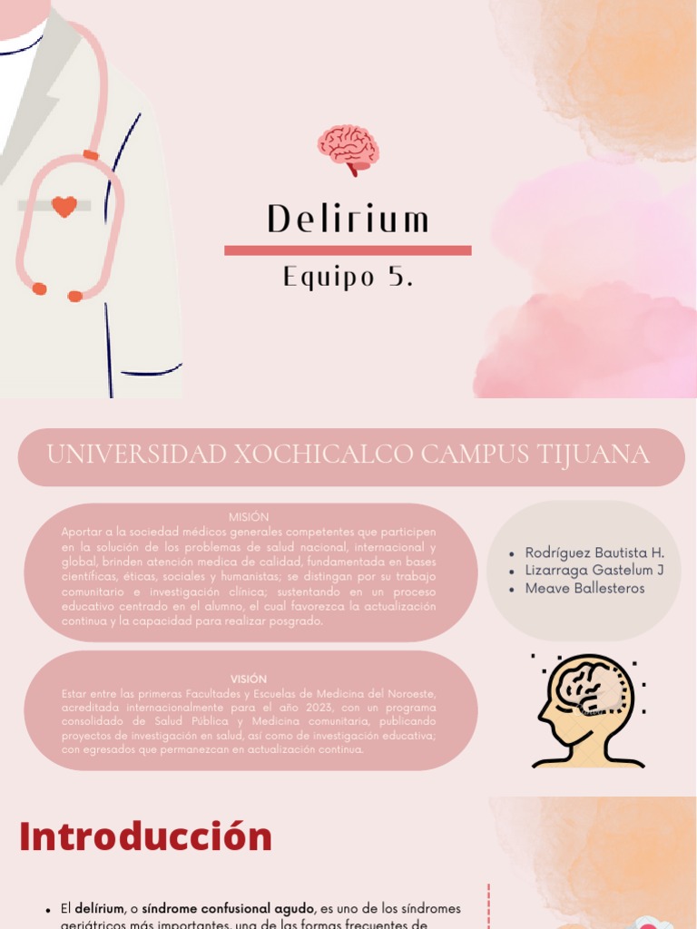 DELIRIUM | PDF | Neurociencia | Cuidado de la salud
