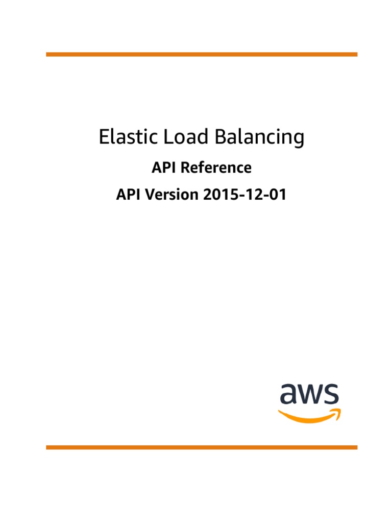 Elb v2 Api | PDF | Port (Computer Networking) | Load Balancing (Computing)