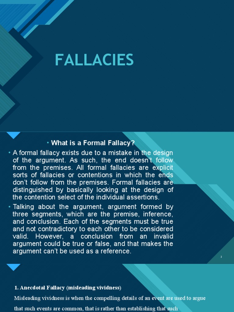 Fallacies | PDF | Argument | Fallacy