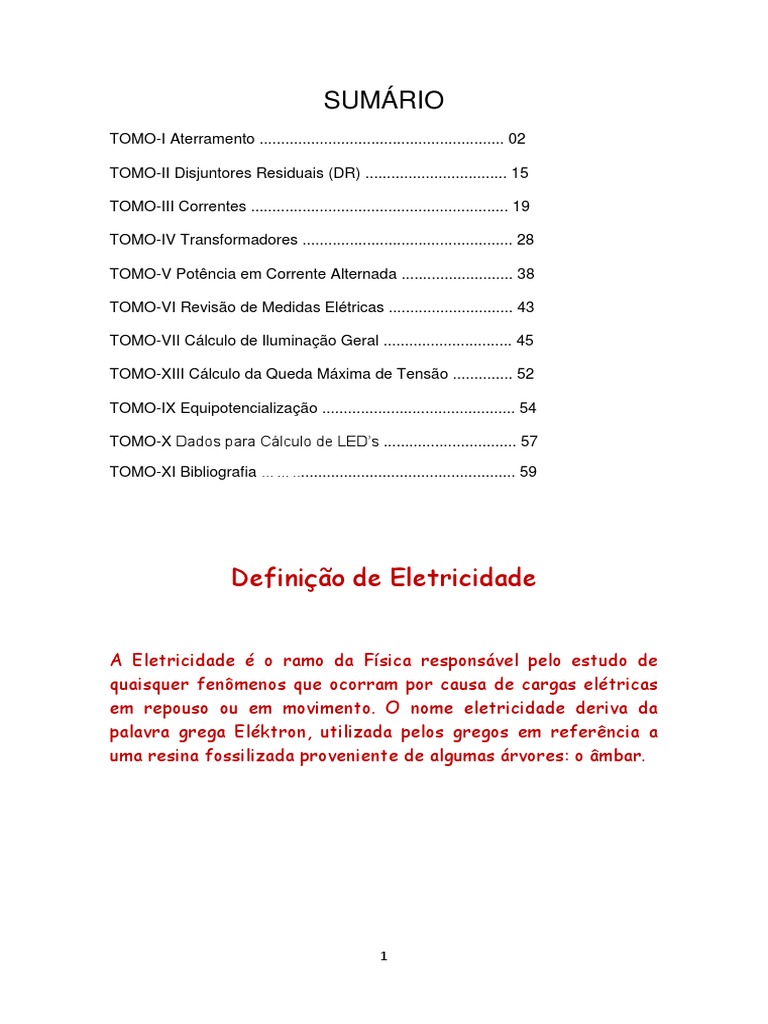 Apostila Eletro.2.MMXXII | PDF | Transformador | Energia elétrica