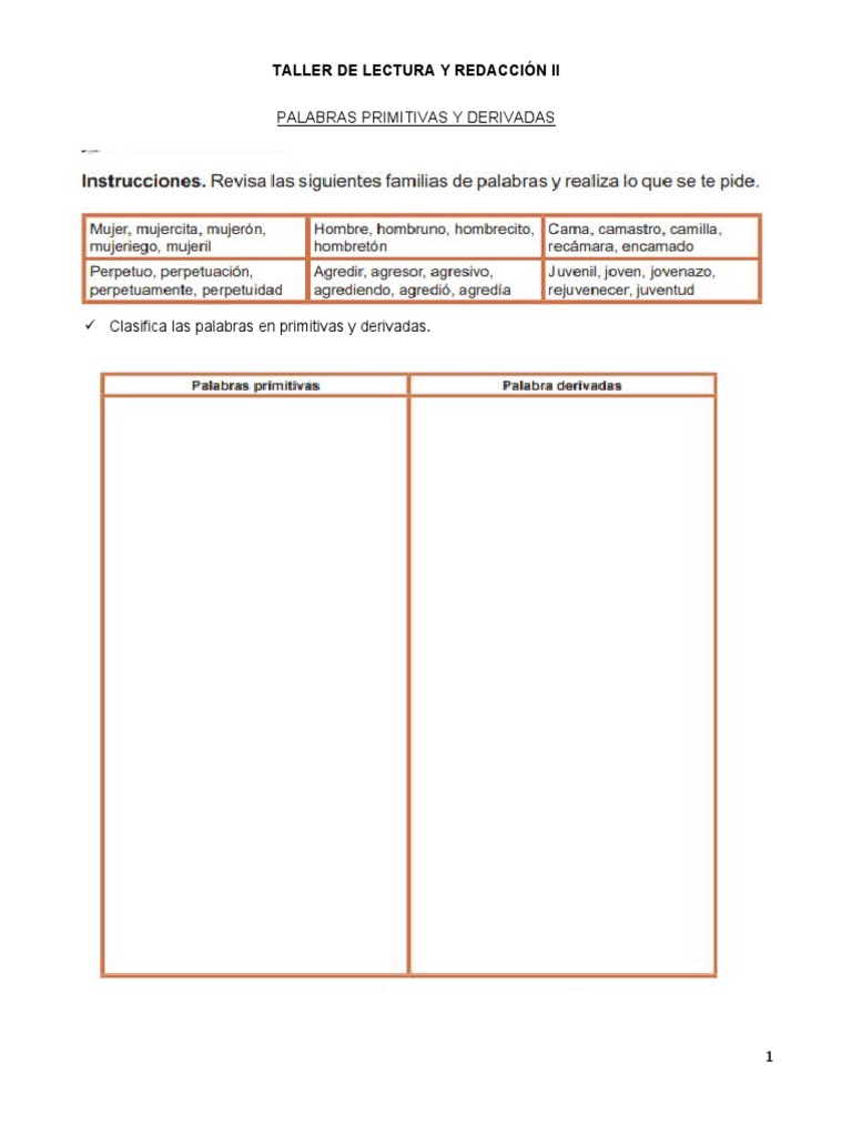 Ejercicios Prefijos-Subfijos 2 | PDF