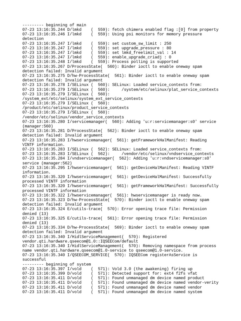 Logcat Home Fota Update Log | Download Free PDF | System Software | Computer Engineering
