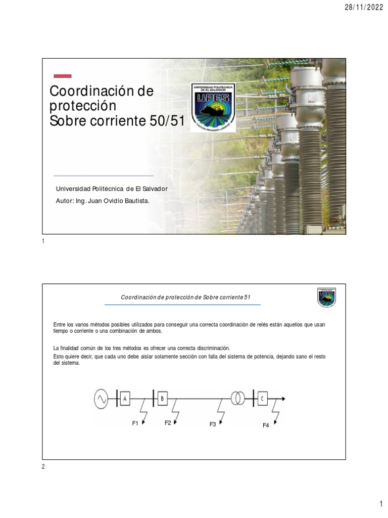 4 - Coordinacion de Protecciones de Sobrecorriente | PDF | Relé | Electromagnetismo
