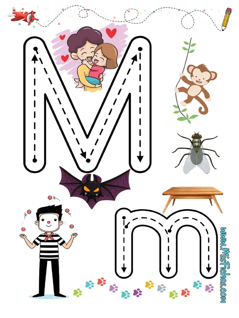 Fichas para enseñar sílabas ma me mi mo mu | PDF