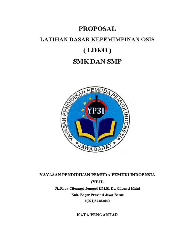 Proposal LDKO 2023 SMK Dan SMP YP3I | PDF | Kesehatan Holistik | Sains & Matematika