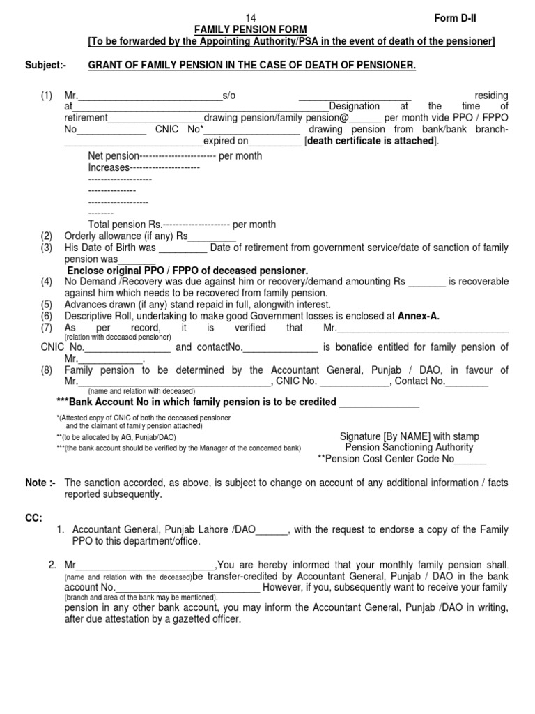 Form D-II | PDF | Private Law | Justice