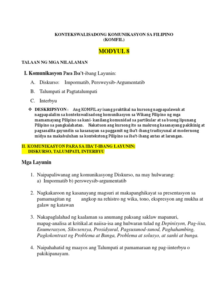 Komfil Modyul 8 NVS | PDF