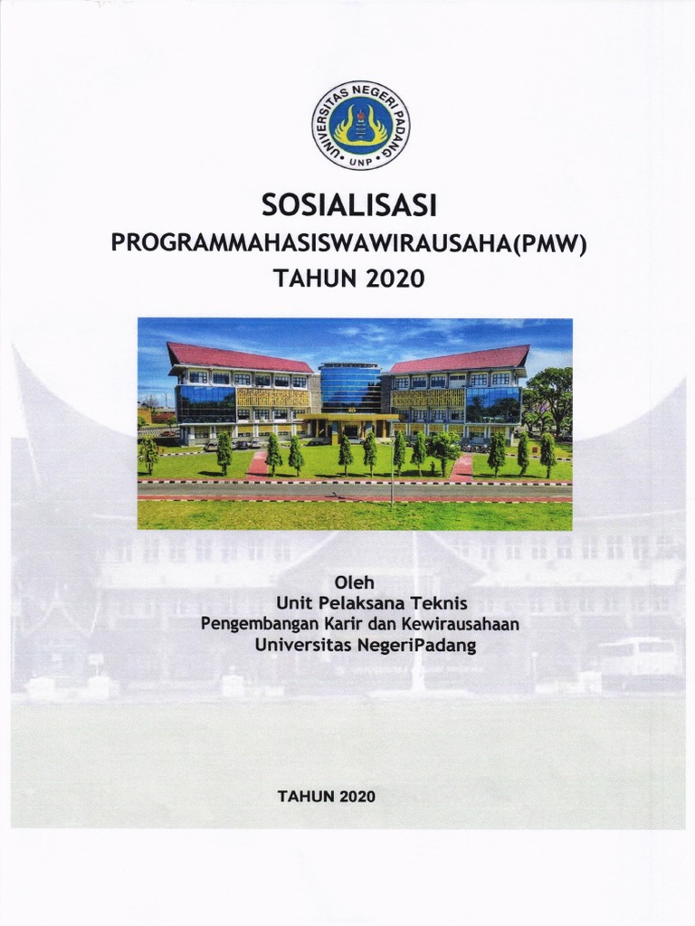 Panduan PMW UNP Tahun 2020.pdf - PDF | PDF
