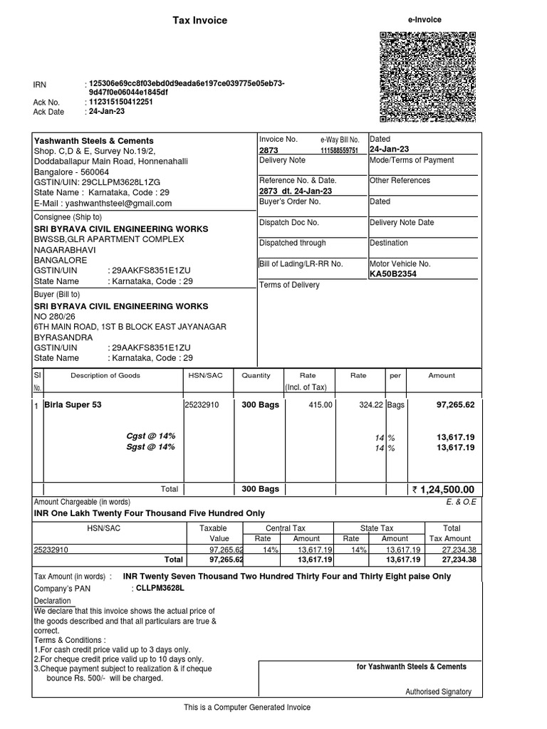 Tax Invoice | Download Free PDF | Taxes | Payments