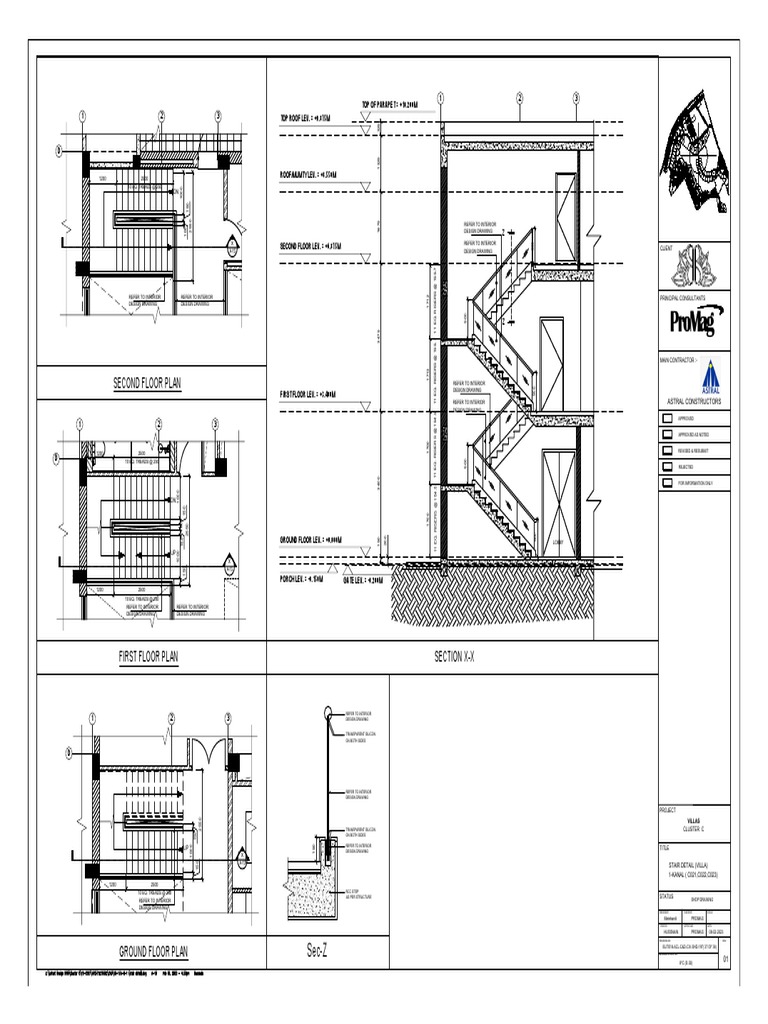 P Romag: Second Floor Plan | PDF | Stairs | Architectural Elements
