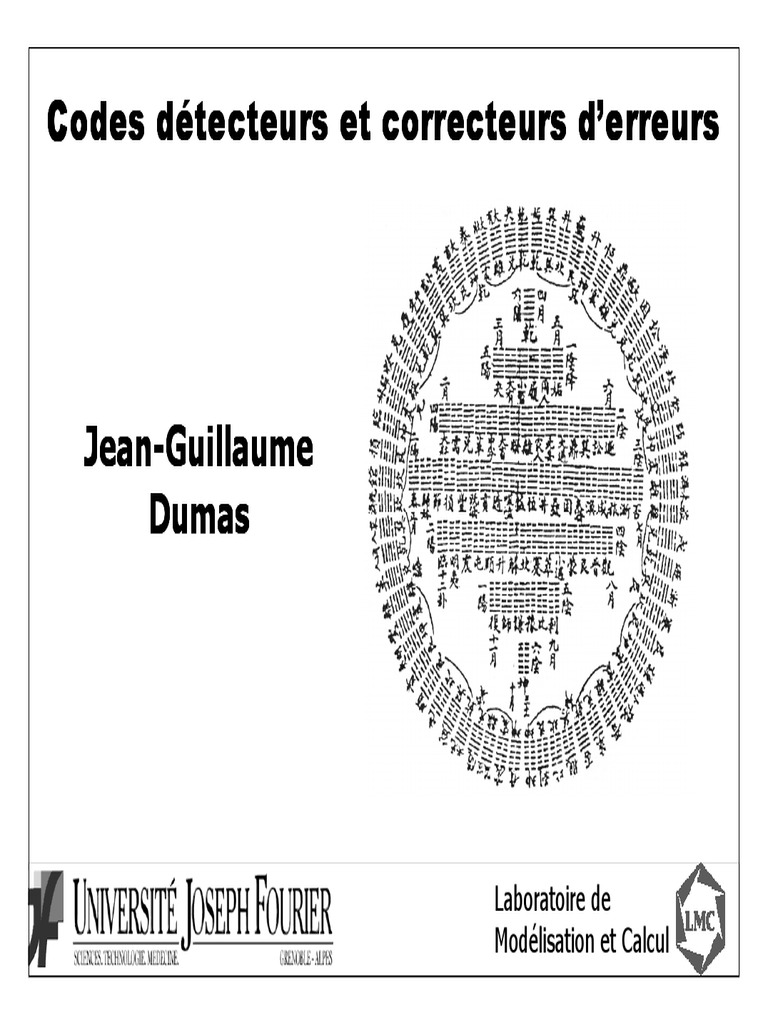 Introduction Aux Codes Correcteurs | PDF | Ingénierie des ...